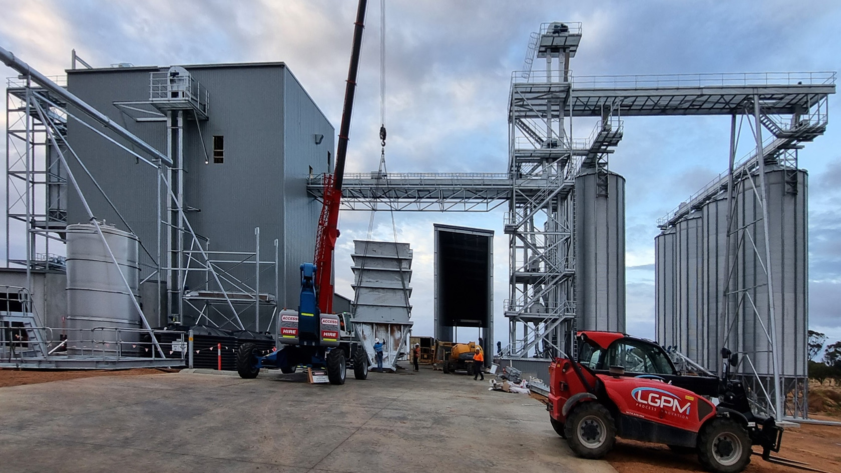 Cuballing manufacturing plant construction update - i2C Architects