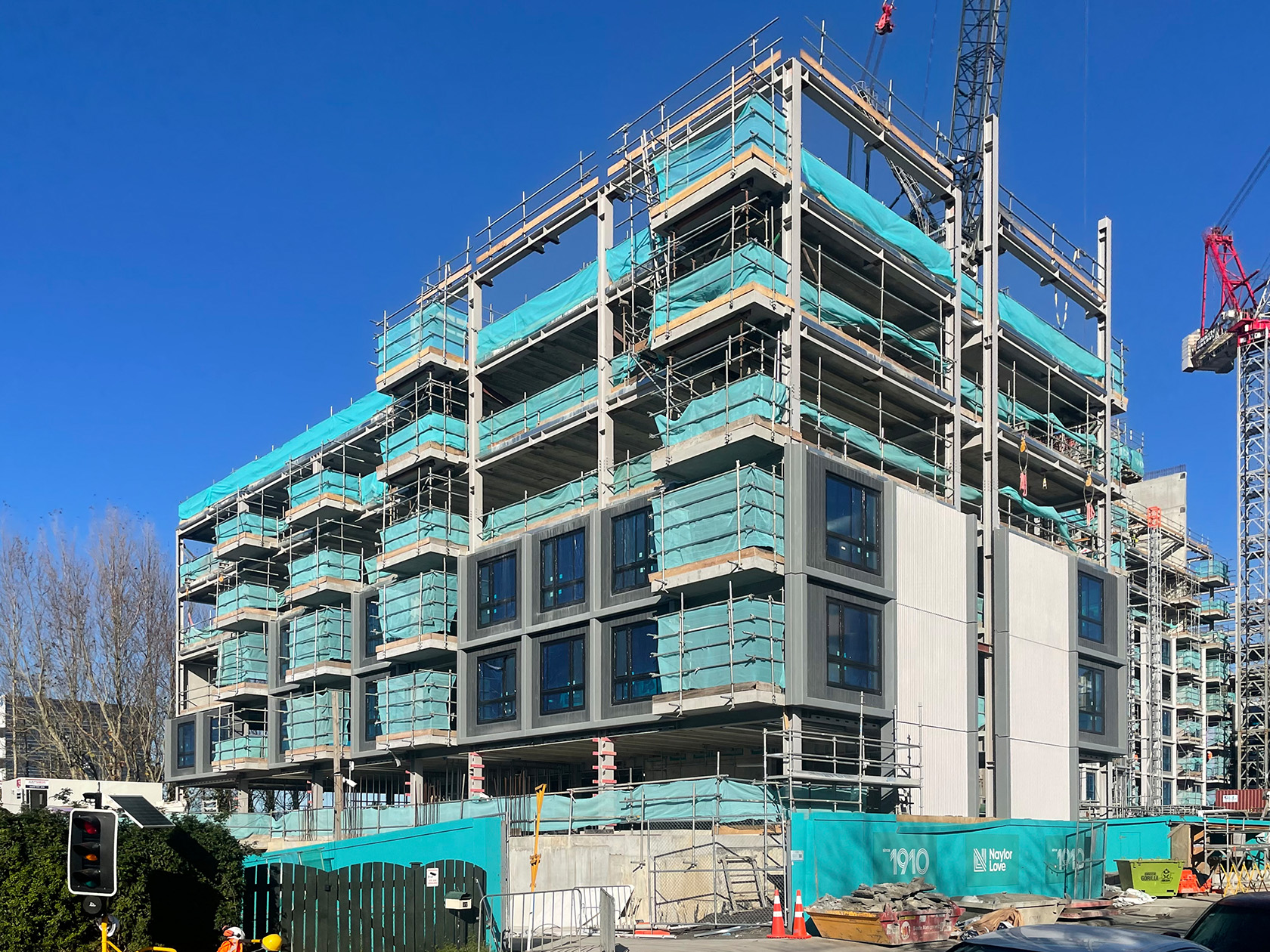 On-site at Sylvia Park BTR development - i2C Architects